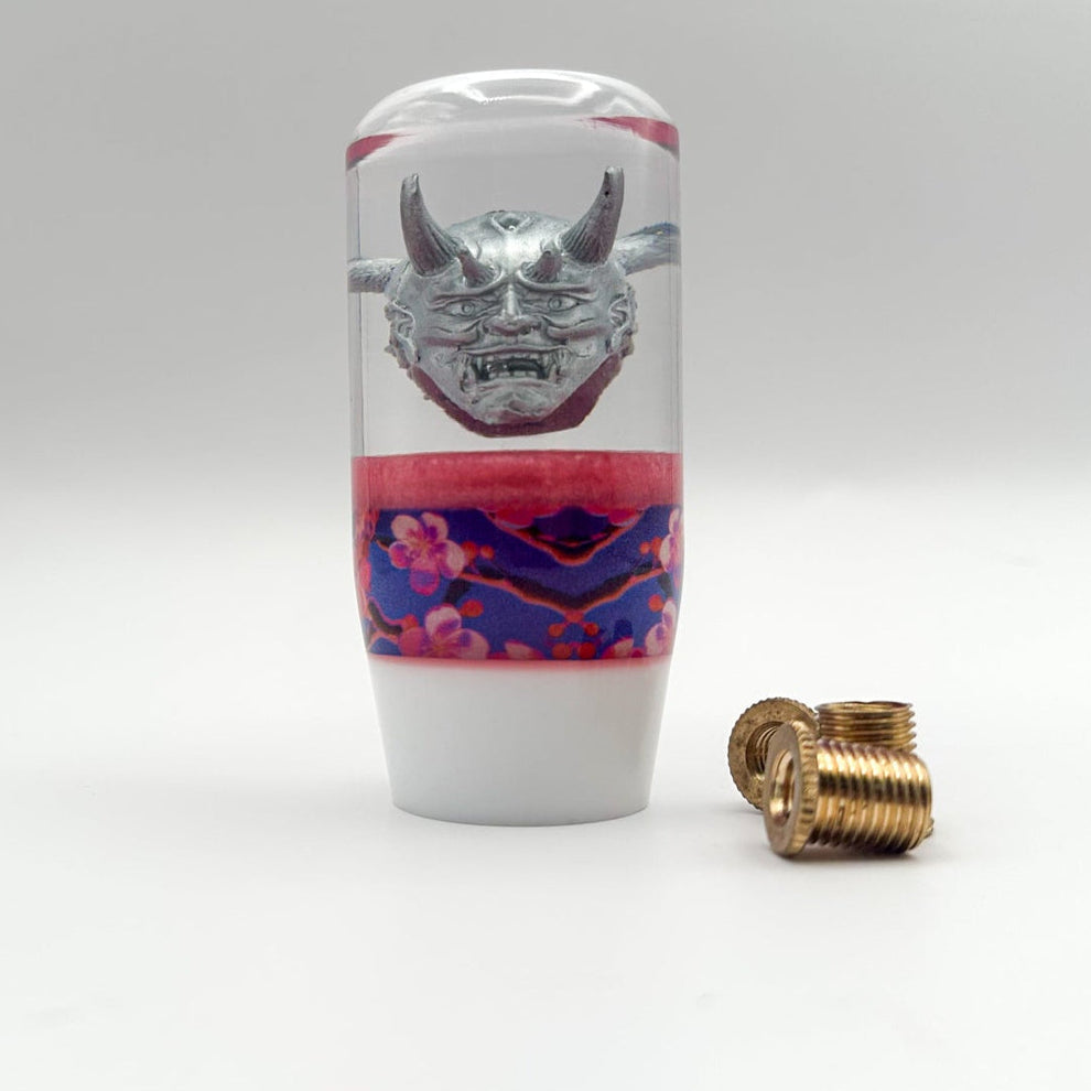 🌸🤺 JDM Oni Samurai Cherry Blossom Shift Knob | Weighted – Nice Knob, Bro